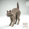 Cat. Digital Templates in PDF for Paper Low-poly Sculpture - Etsy