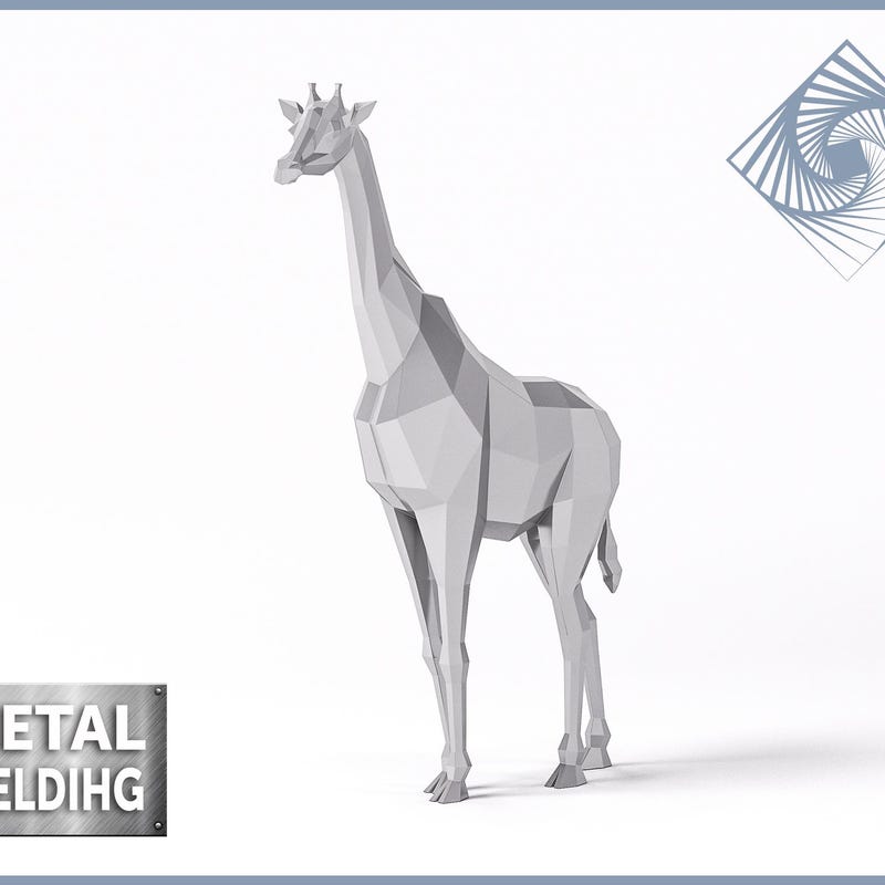 Metalen giraffe - Etsy Nederland