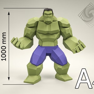 Digital Download of DIY Kit for Hulk: Instant Download of PDF Templates ...