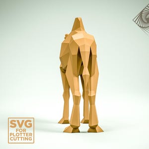 Camel Papercraft DIY Kit: PDF & SVG Templates (digital Download - Etsy