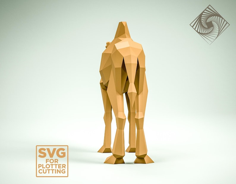 Camel Papercraft DIY Kit: PDF & SVG Templates (digital Download - Etsy