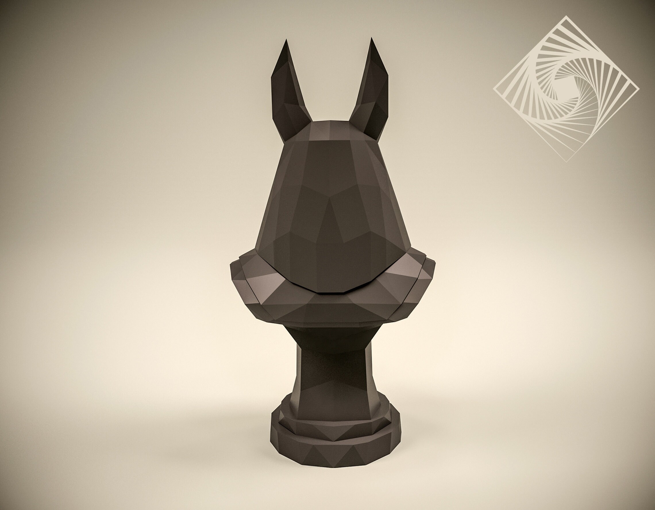 Anubis. Digital Templates in PDF for Paper Low-poly Sculpture - Etsy