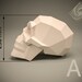 Scull. Digital Templates in PDF for Paper Low-poly Sculpture - Etsy
