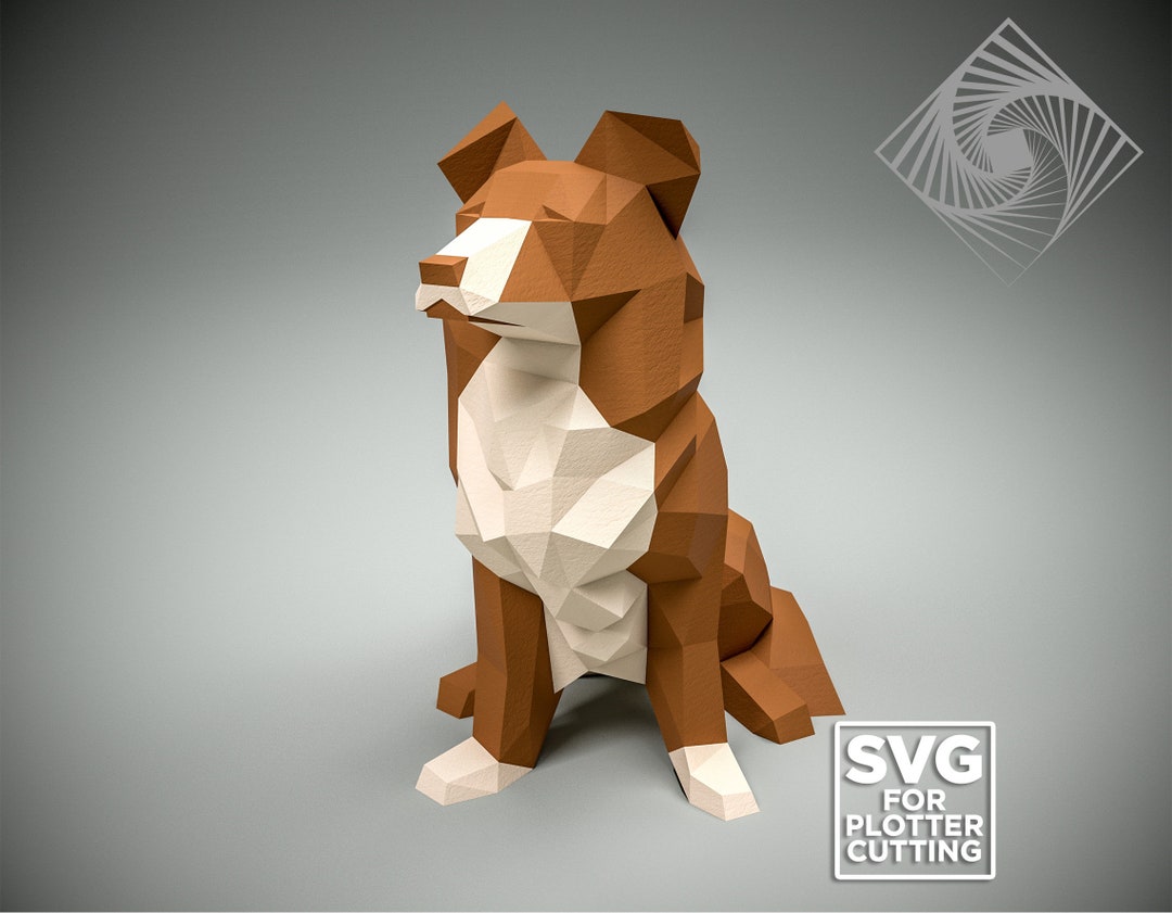 Digital Download of a Set of DIY Crafts for Border Collie: Instant ...