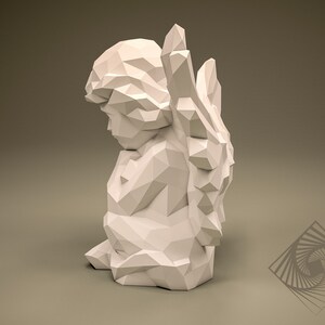 Angel. Digital Templates in PDF for Paper Low-poly Sculpture - Etsy