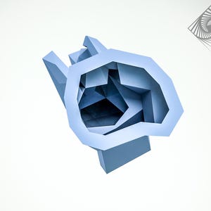 Thinker. Digital Templates in PDF for Paper Low-poly Sculpture - Etsy