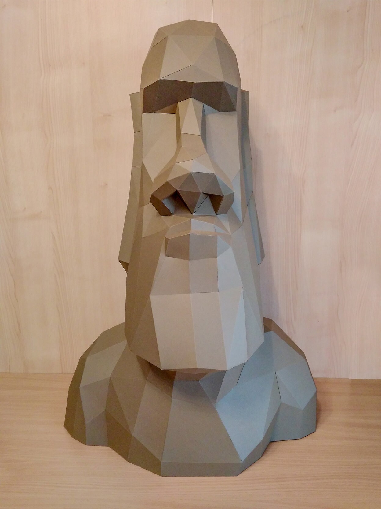 Moai. Digital Templates in PDF for Paper Low-poly Sculpture - Etsy