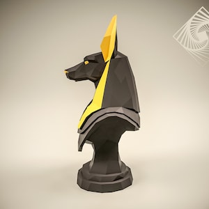 Anubis. Digital Templates in PDF for Paper Low-poly Sculpture - Etsy