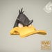 3D Donald Duck Paper Craft: DIY Mask, SVG/PDF Templates (digital ...
