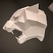 Tiger Trophy. Digital Templates in PDF for Paper Low-poly Sculpture - Etsy