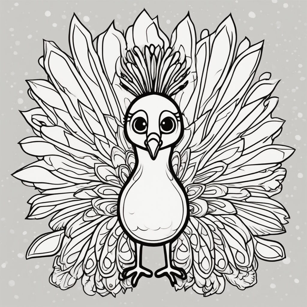 Printable Coloring Pages, Instant Download, 5 X Fun Animals, Birds ...