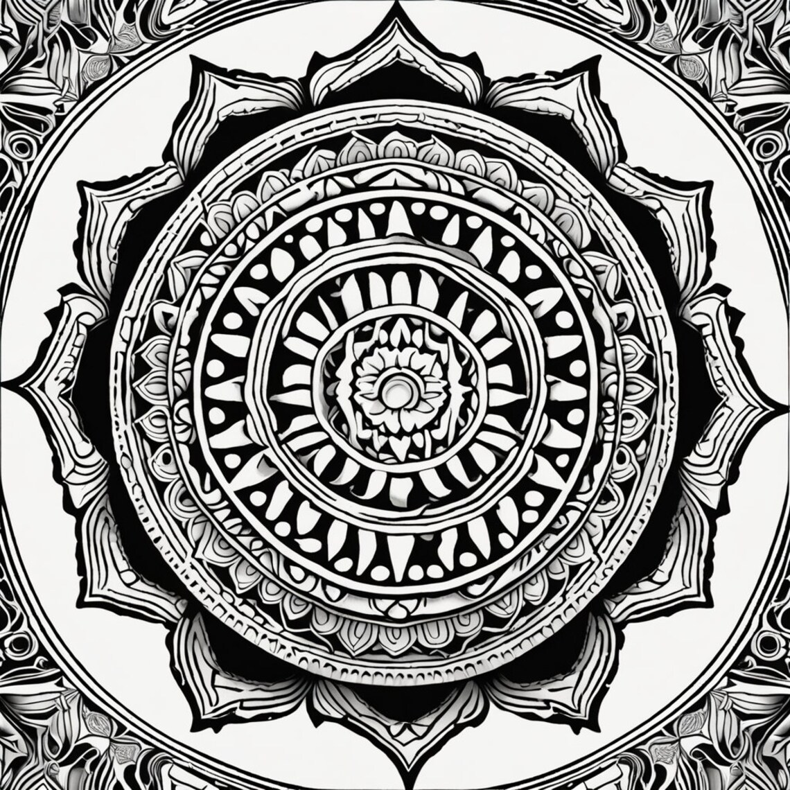 Printable Mandala Coloring Pages for Adults | Mandala Coloring Pages ...