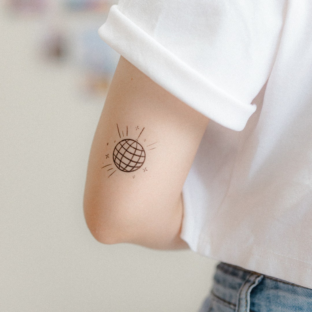 Mirrorball Taylor Swift Temporary Tattoo - Etsy