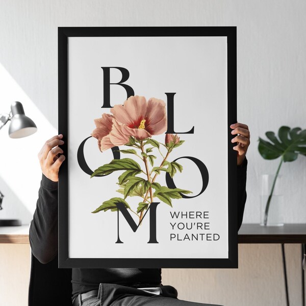 Abstract Floral Art - Etsy