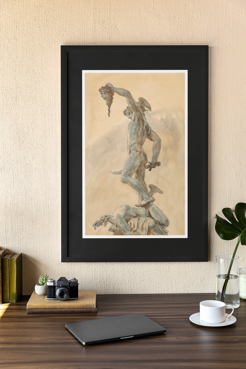John Singer Sargent: Perseus Sketch - Wall Art Decor - Cellini's ...