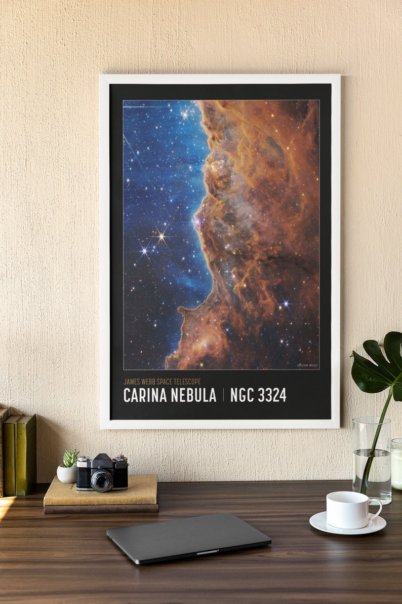 Stunning Carina Nebula Poster | NASA James Webb Space Telescope ...