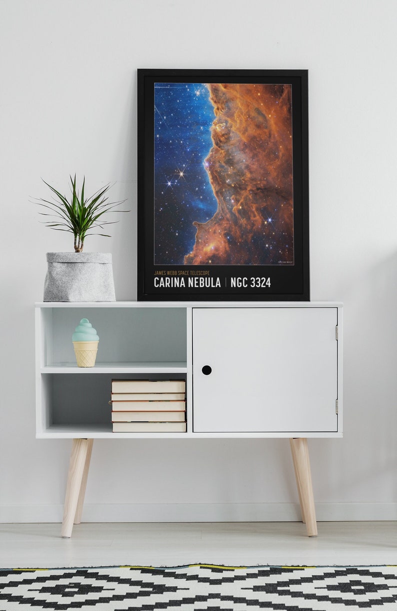 Stunning Carina Nebula Poster | NASA James Webb Space Telescope ...