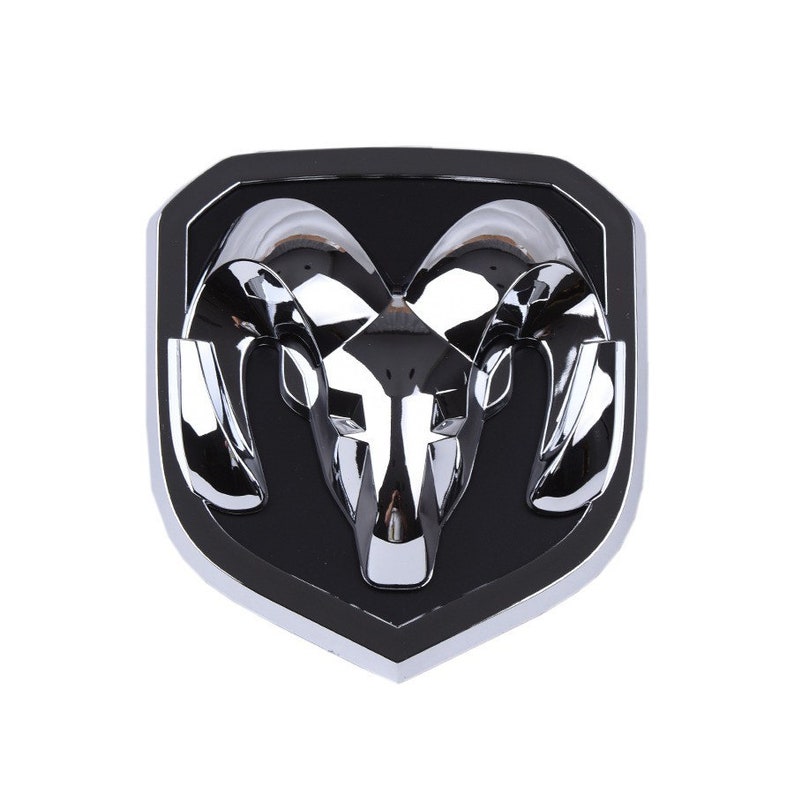 1 Pcs Front Grille Emblem Ram Head Badge for Dodge RAM 1500 2500 3500 ...