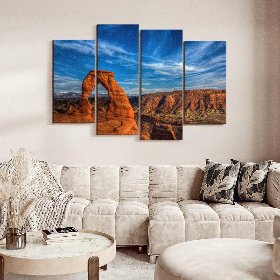 Elephant Stock Utah Arches National Park Wall Art - Horizontal 4 Piece ...