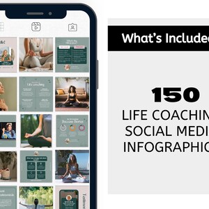 Life Coaching Infographics Template for Wellness and Health Coaches ...