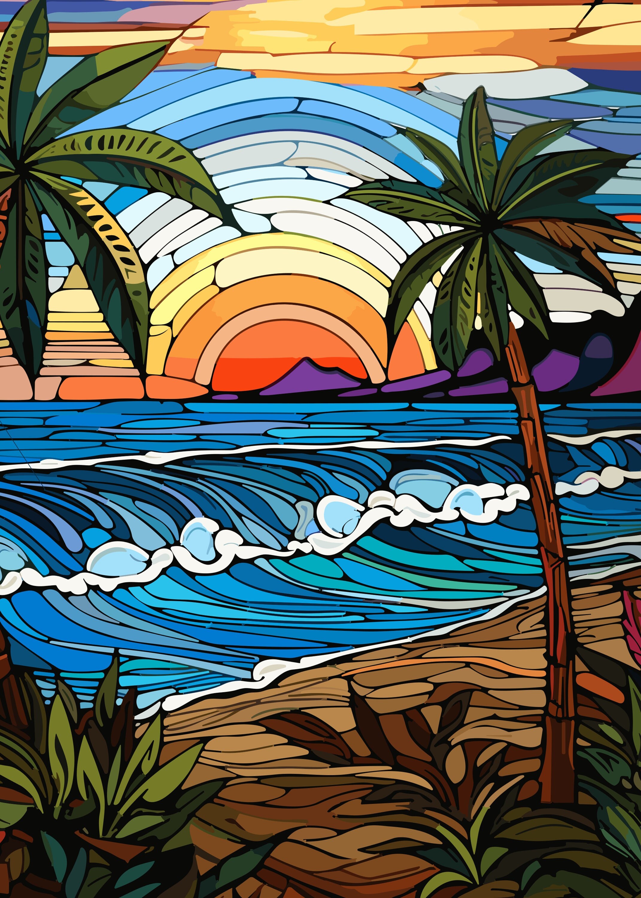 Hawaii Tropical Wall Art for Nature Enthusiasts & Modern Home Decor ...