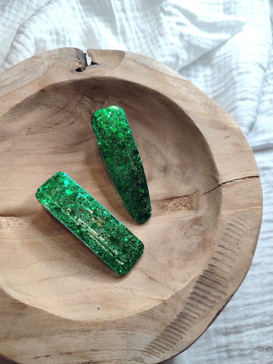 Emerald Green Sequin Barrette - Etsy
