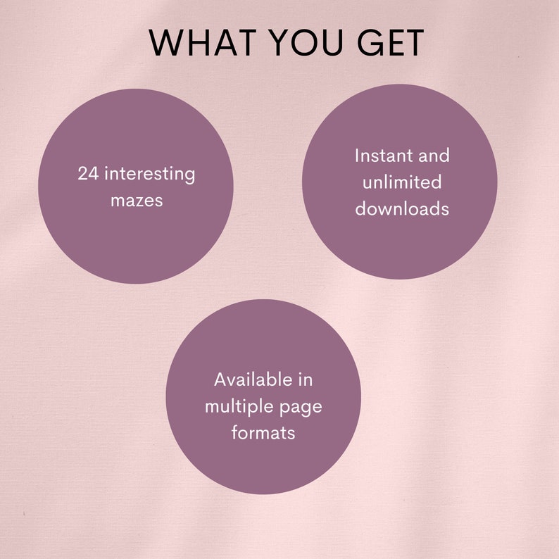 Fun and Challenging Mazes for Kids, Instant PDF Unlimited Download ...