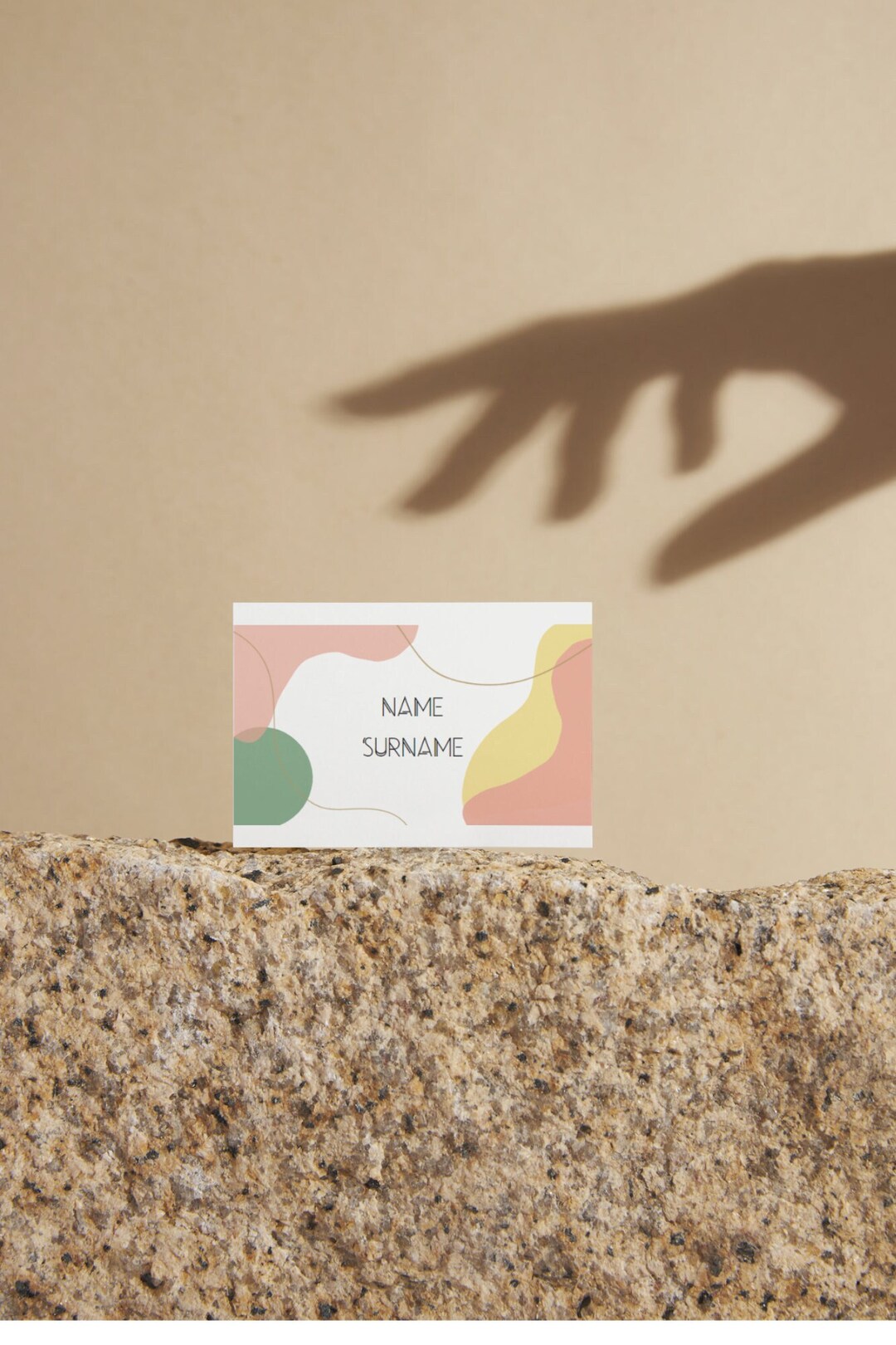 Business Card Template, Editable Business Card, Minimalist Business ...
