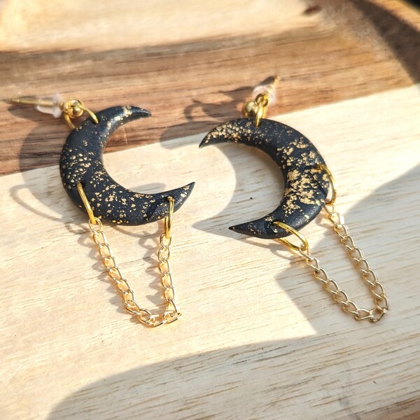 Goth Dangle Earrings - Etsy