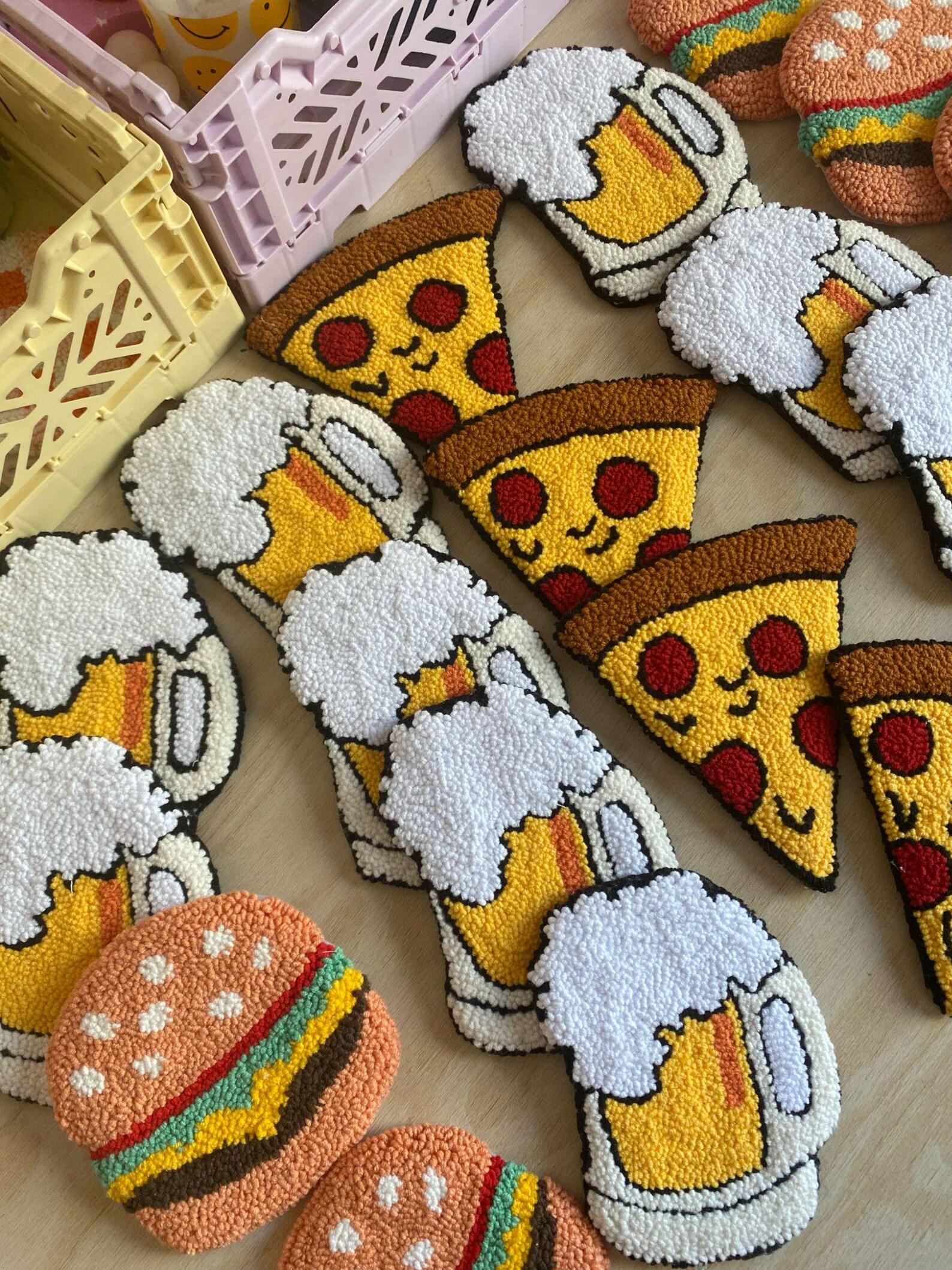 Handcrafted Punch Needle Mug Rug, Unique Coasters, Perfect Gift Idea ...