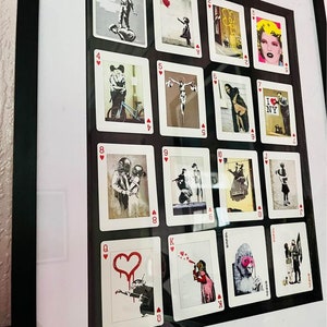 Banksy Playing Card Wall Art Rat Because I'm Worthless - Etsy