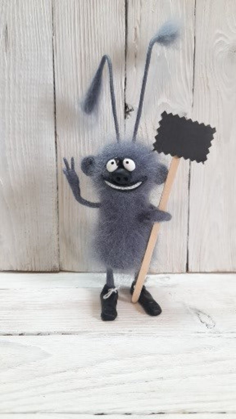 Needle Felted Fleas, Bugs, Fantasy, Felting Aliens, Creatures Wool ...