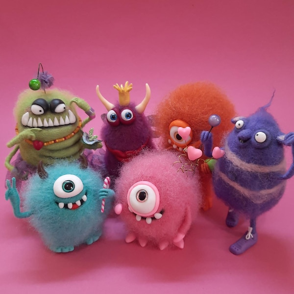 Felt Monsters - Etsy