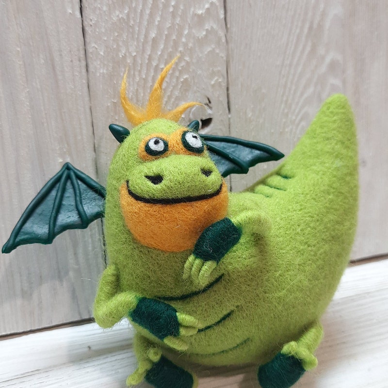 Felt Dragon - Etsy