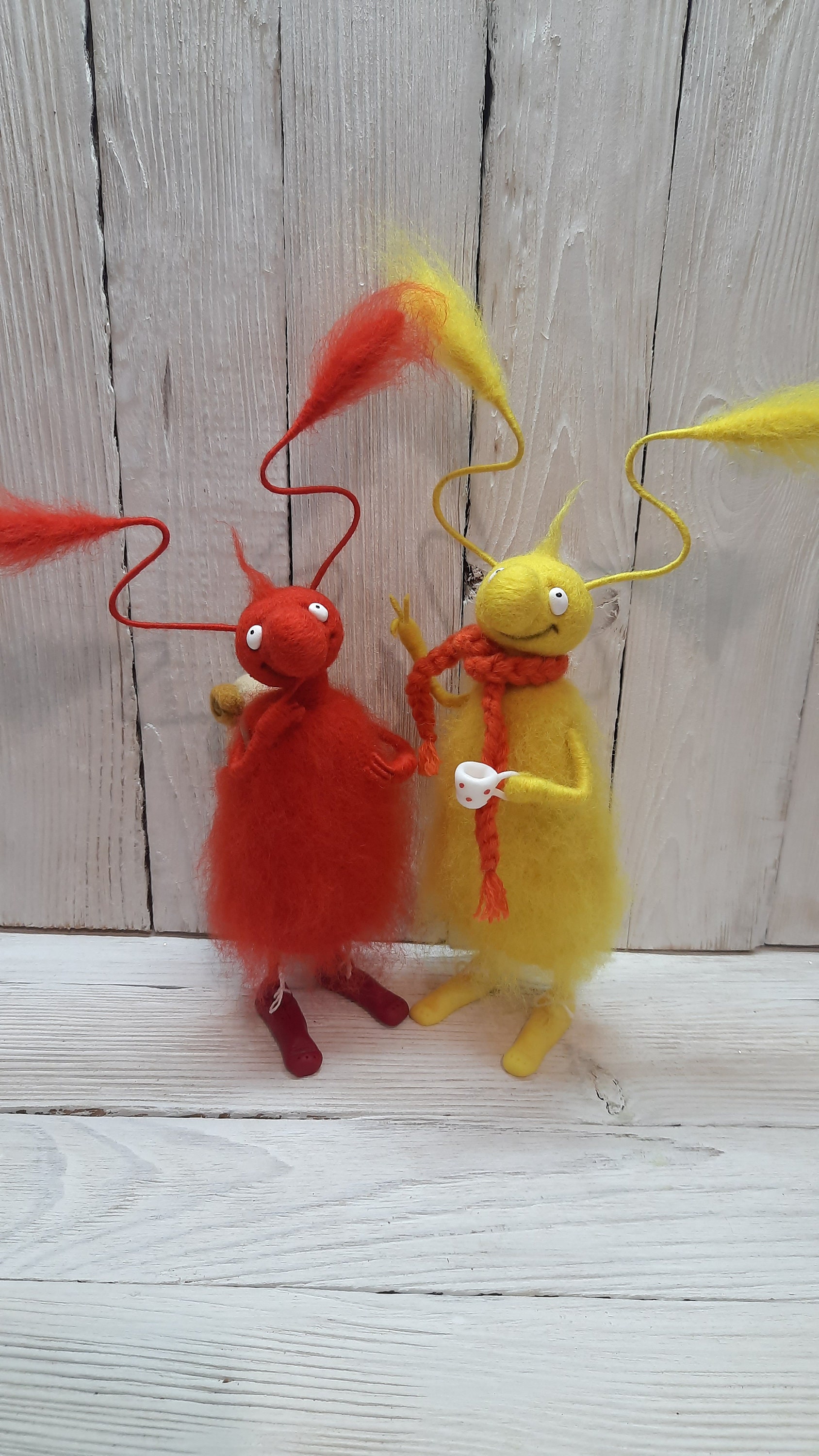 Needle Felted Cockroaches, Bugs, Creatures, Aliens, Fantasy. Needle ...