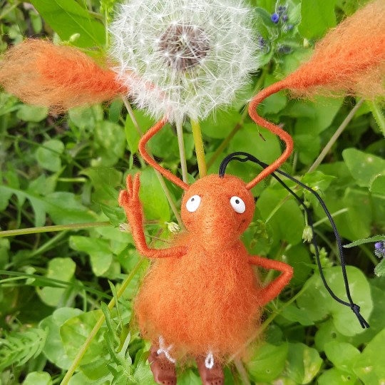 Needle Felted Cockroaches, Bugs, Creatures, Aliens, Fantasy. Needle ...