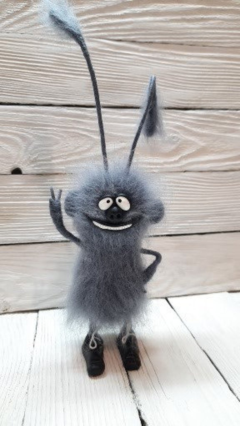 Needle Felted Fleas, Bugs, Fantasy, Felting Aliens, Creatures Wool ...