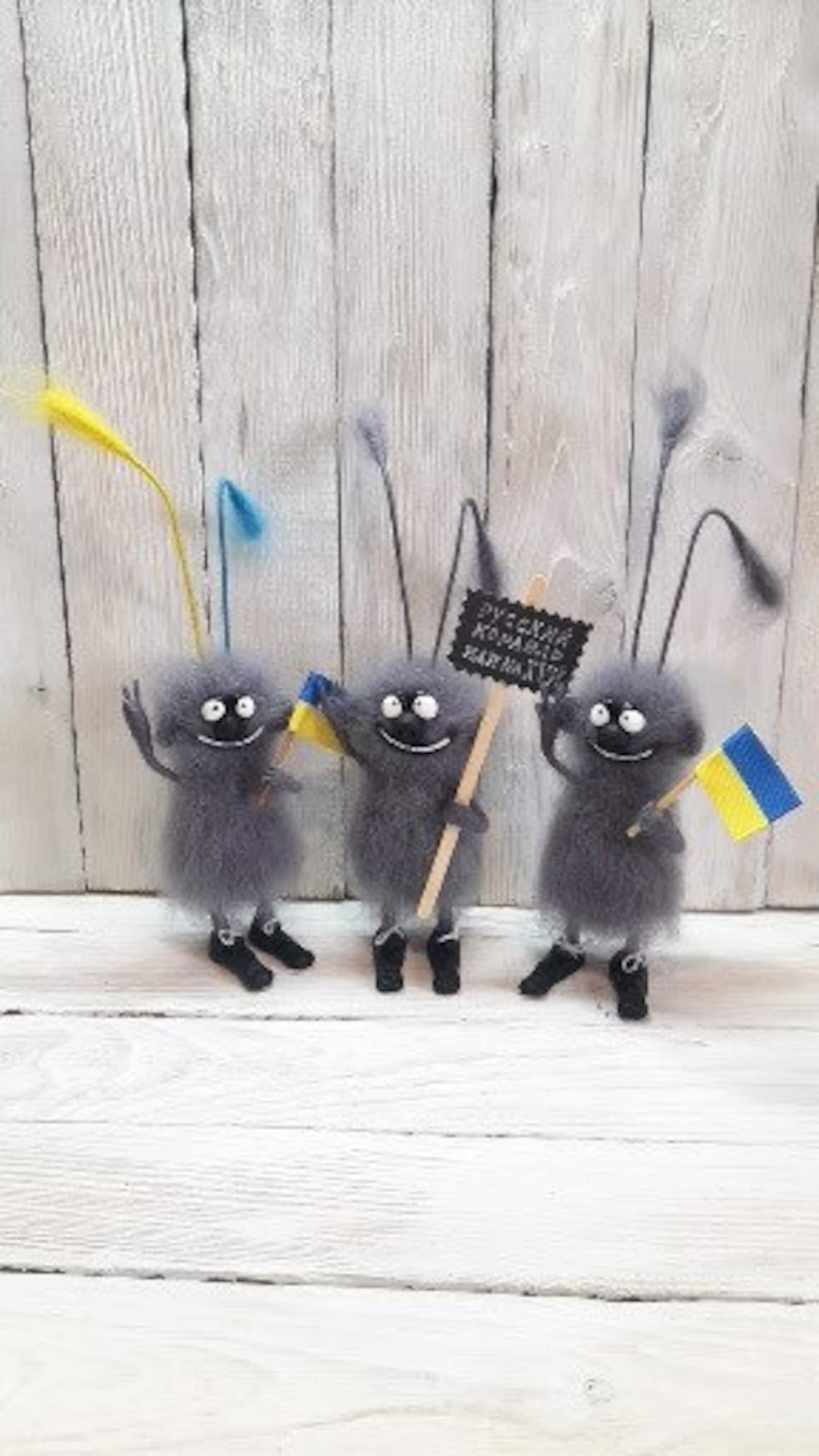 Needle Felted Fleas, Bugs, Fantasy, Felting Aliens, Creatures Wool ...