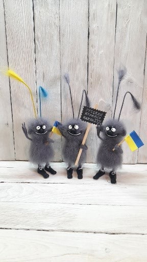 Needle Felted Fleas, Bugs, Fantasy, Felting Aliens, Creatures Wool ...