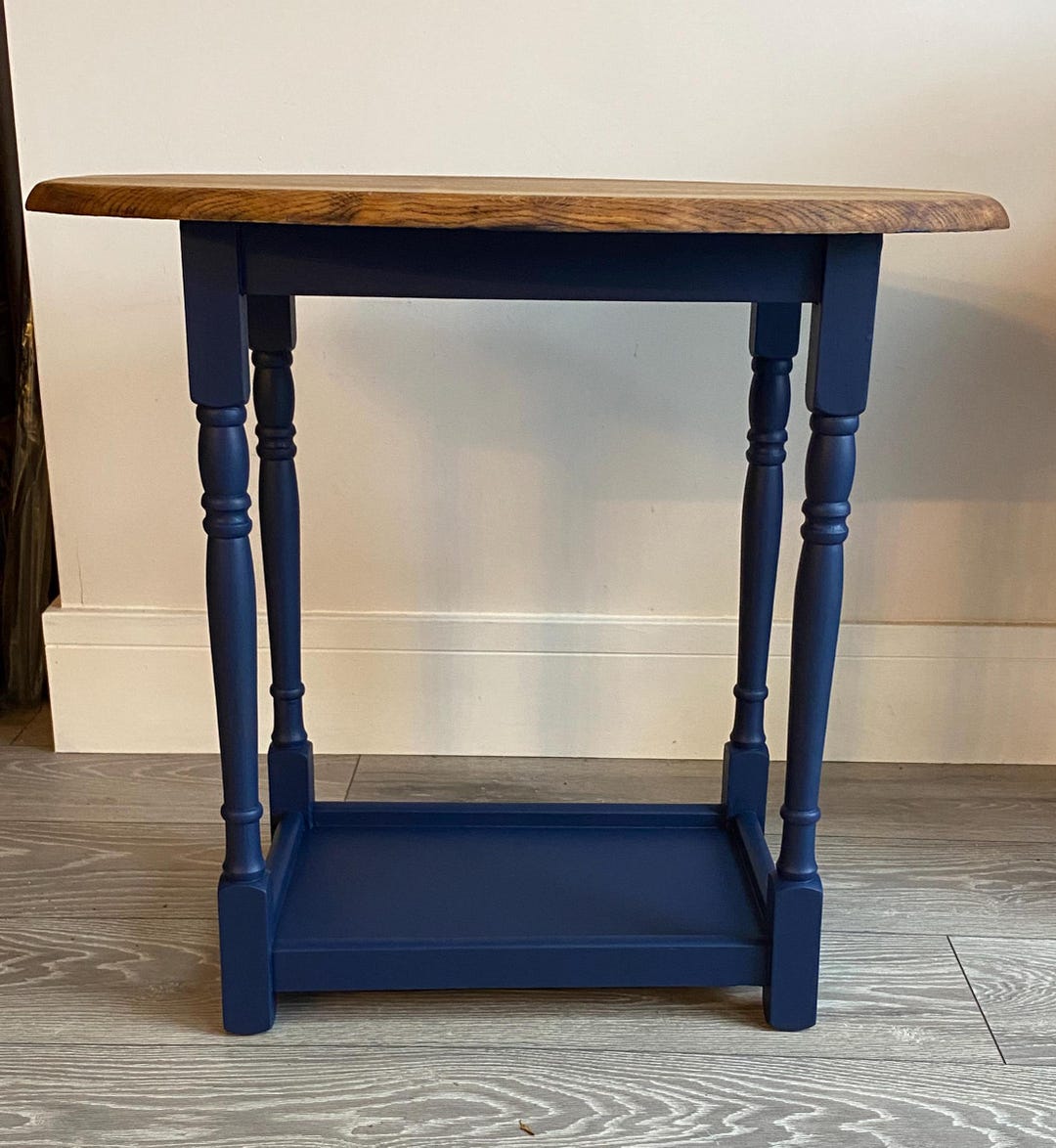 Vintage Solid Oak Upcycled Hall/coffee Table - Etsy