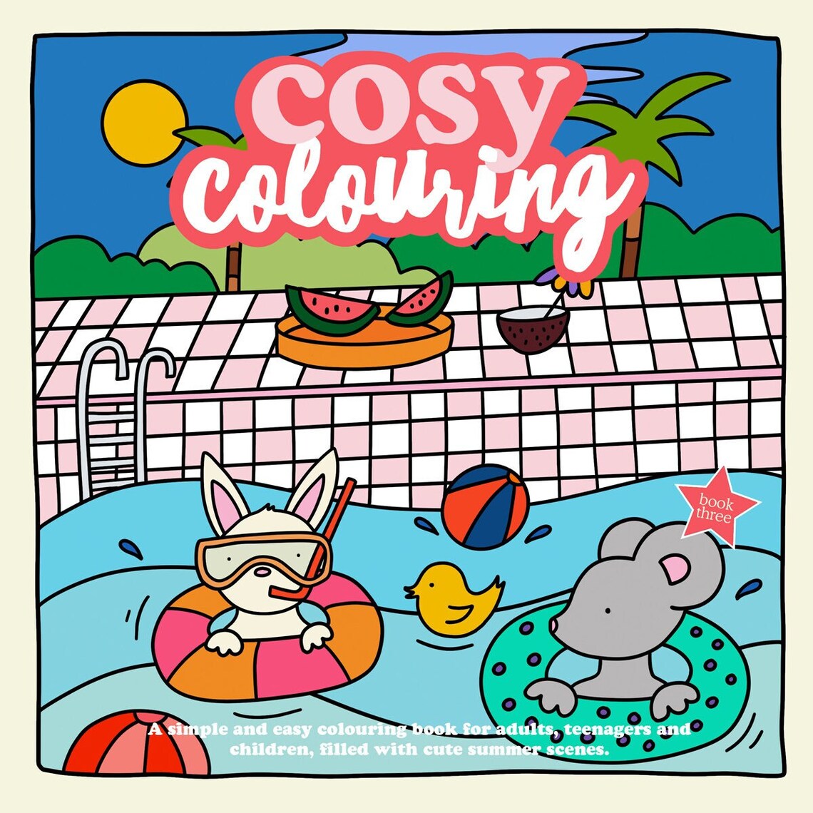 Cosy Colouring 3: A Simple, Fun and Easy Colouring Book for Adults ...
