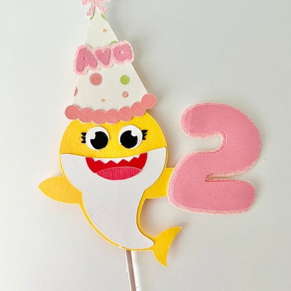 Baby Shark Cake Topper - Etsy Australia
