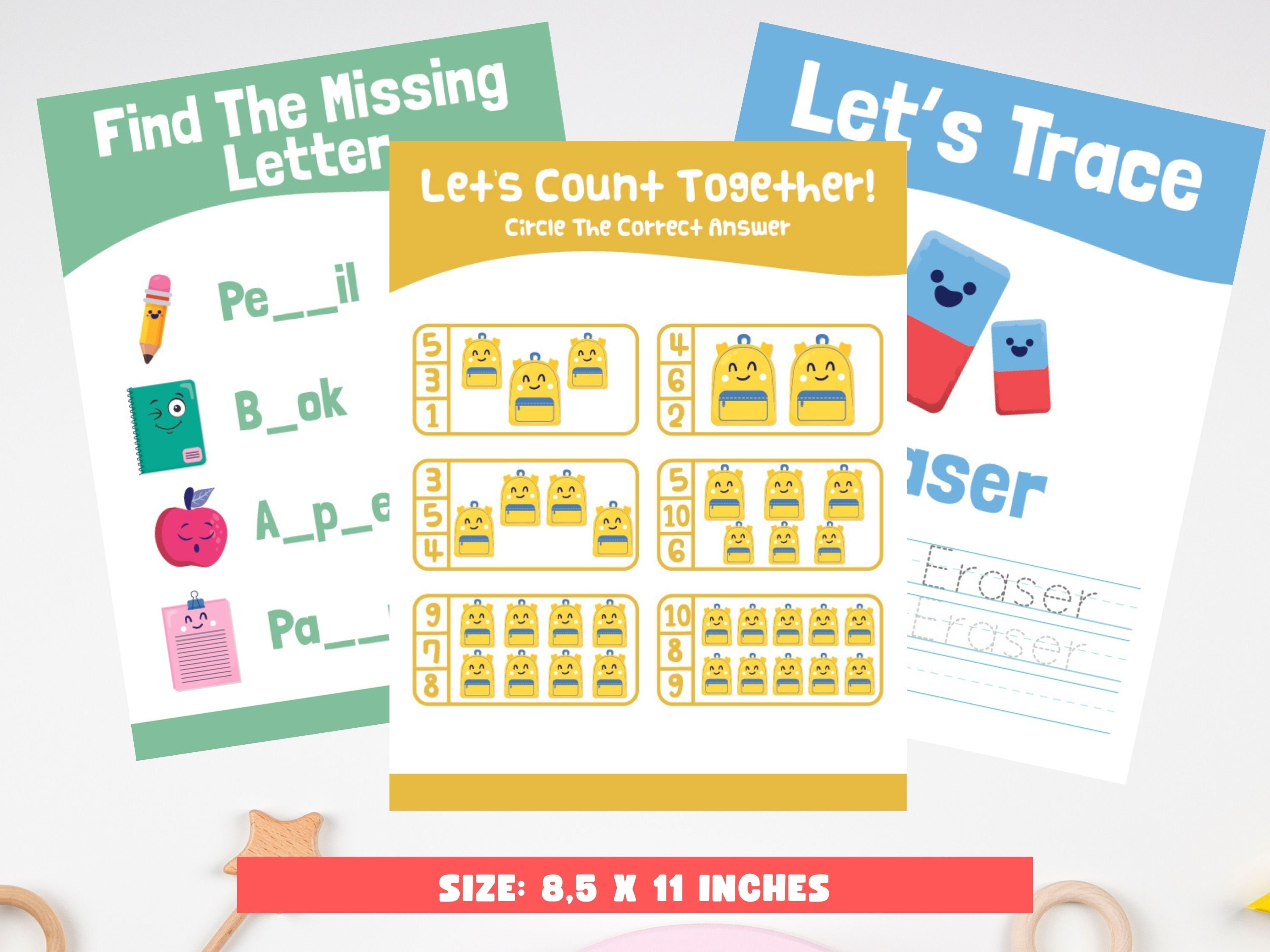 Kidergarden Learning, Instant Download Alphabet, Coloring Pages ...