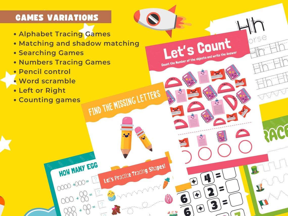 Kidergarden Learning, Instant Download Alphabet, Coloring Pages ...