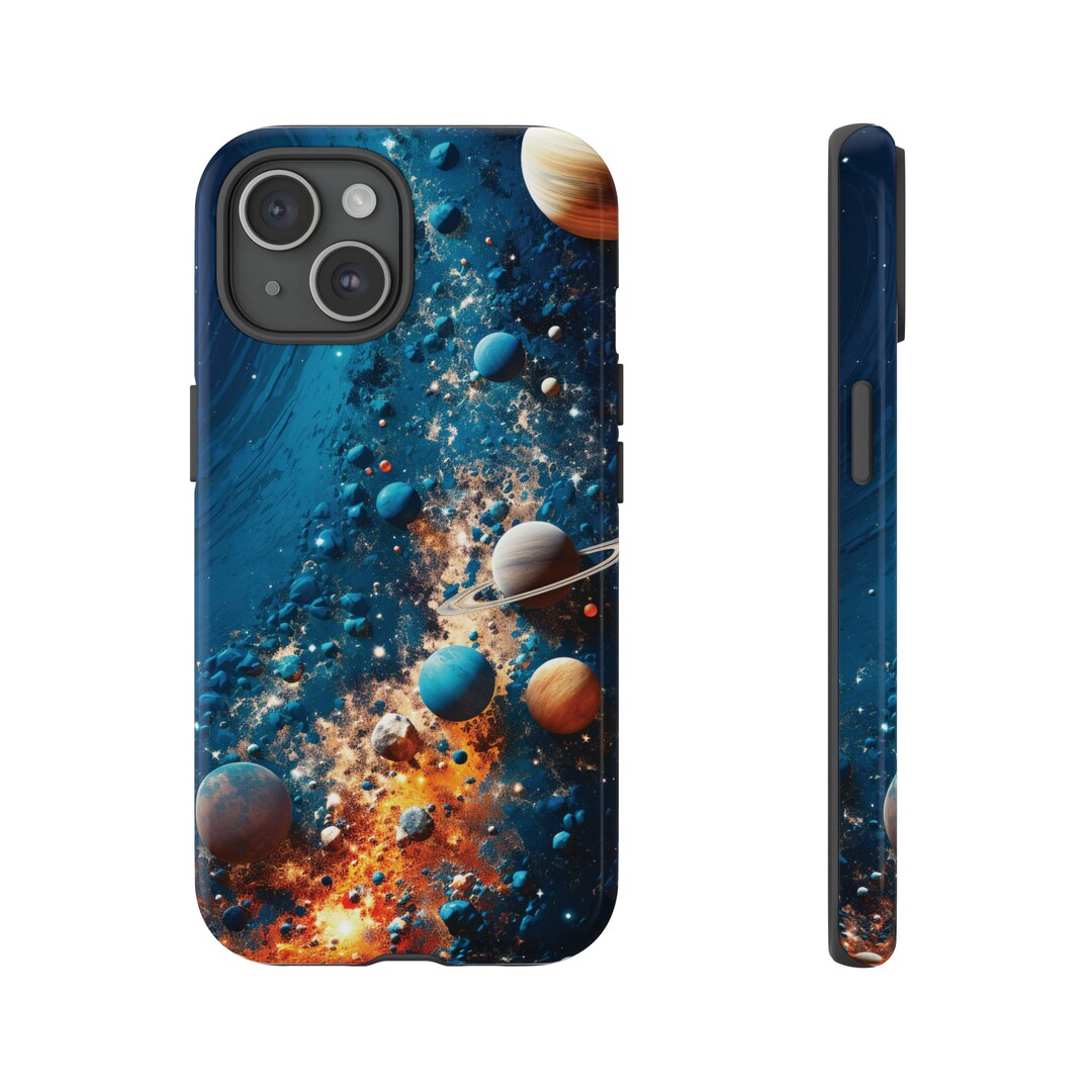 Planets and Galaxies Phone Case, Space Case, Planet Phone Case, Star ...