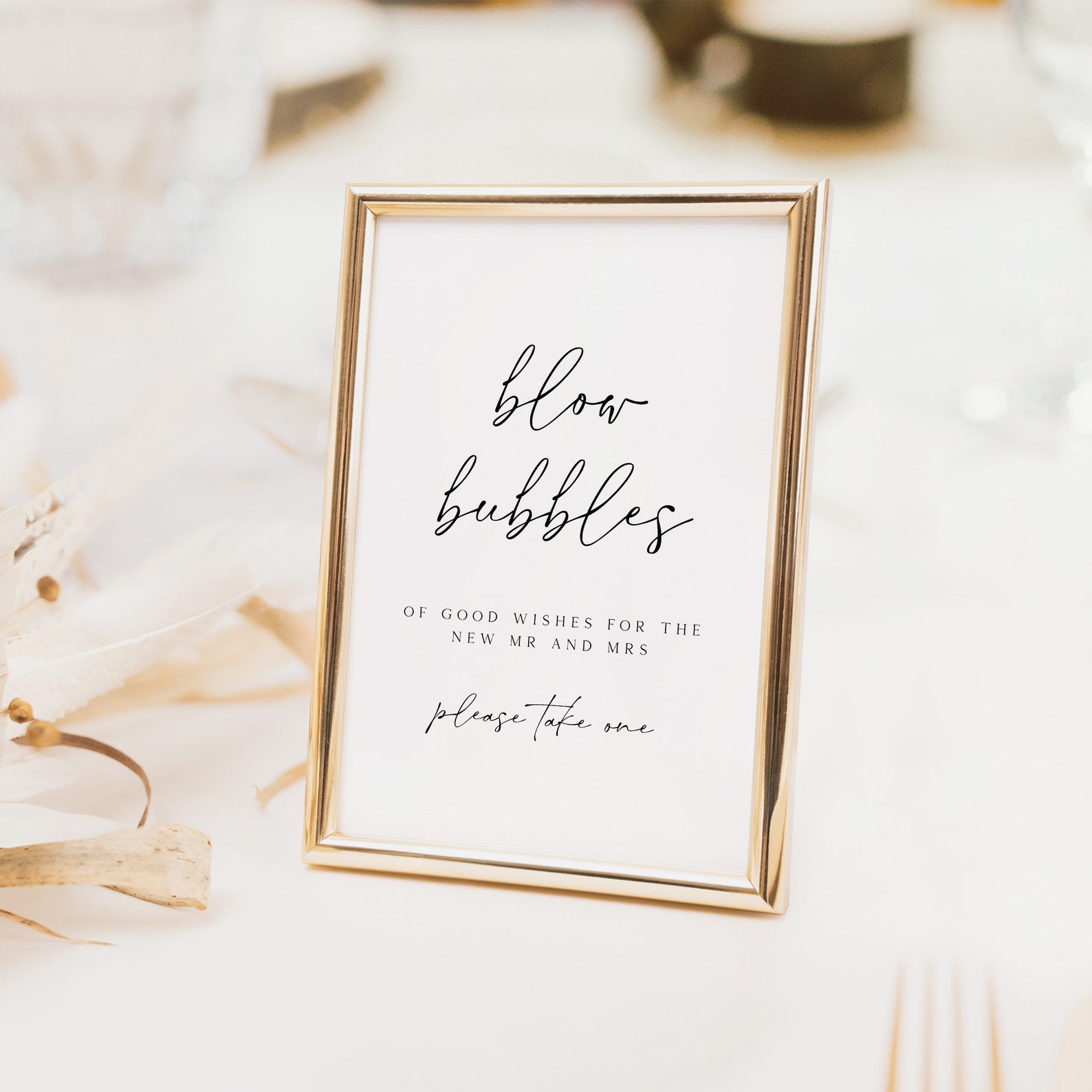 Bubbles Send off Sign Printable, Wedding Bubbles Sign, Newlywed Send ...