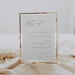 Minimalist Wedding Menu Sign Dinner Menu Sign Printable - Etsy