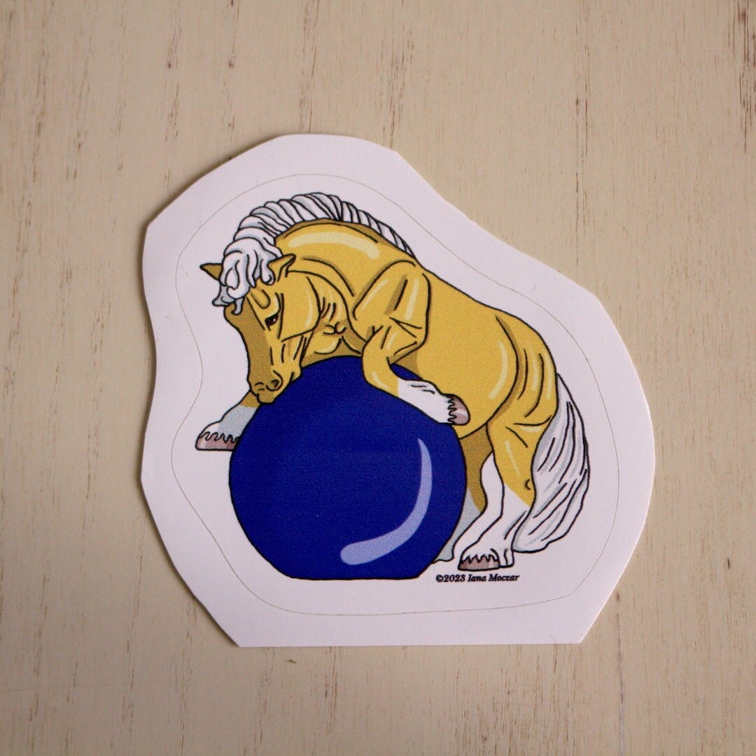 Palomino Shetland Pony Sticker Gift for Horse Lover Equine - Etsy