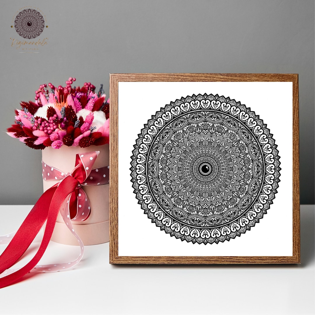 Transcendental Wheel Digital Mandala Art Instant Download - Etsy