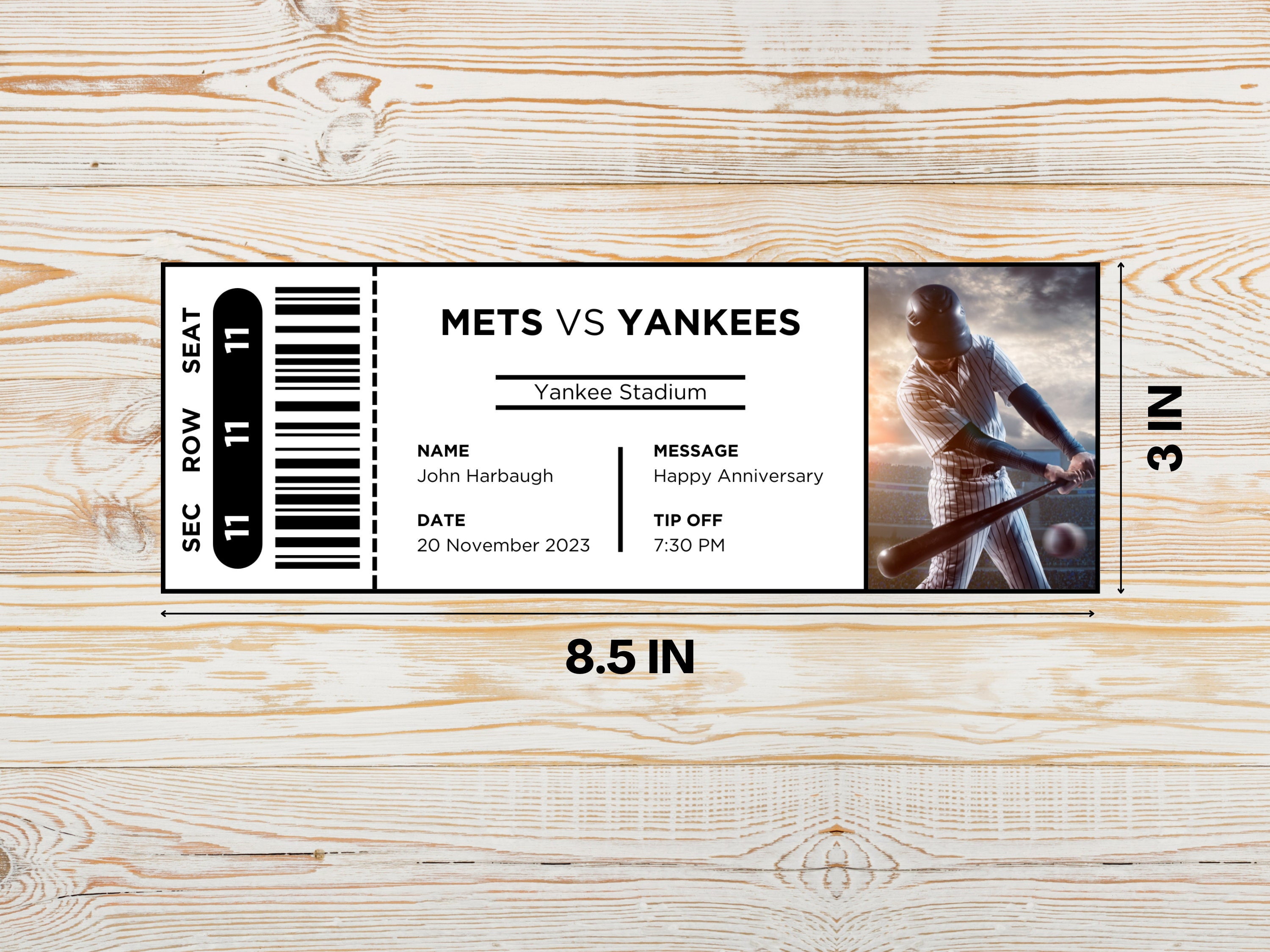 Editable Sports Ticket Canva Template DIY Sporting Ticket - Etsy